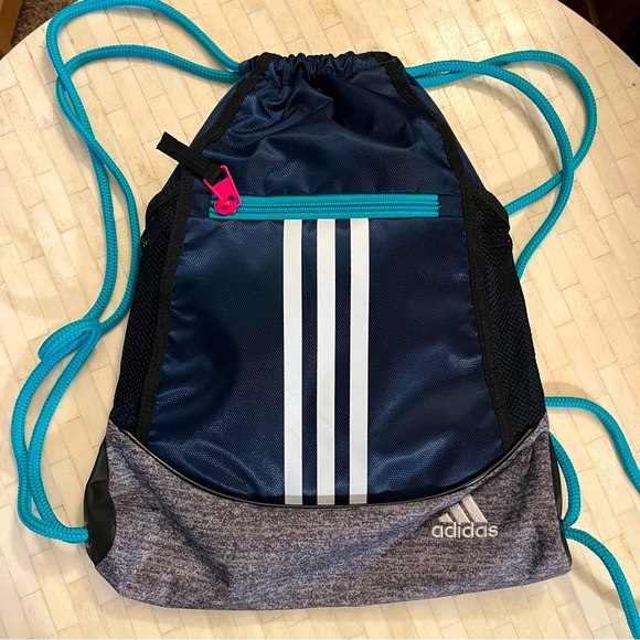 adidas | Bags | Adidas Drawstring Backpack | Poshmark